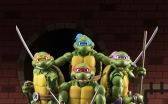 旧アニメ版『ミュータント・タートルズ』フィギュアが超カワバンガ！