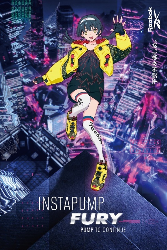 Reebok新作をイラストレーターが描き下ろし CVに上坂すみれや Reebok新作をイラストレーターが描き下ろし CVに上坂すみれや