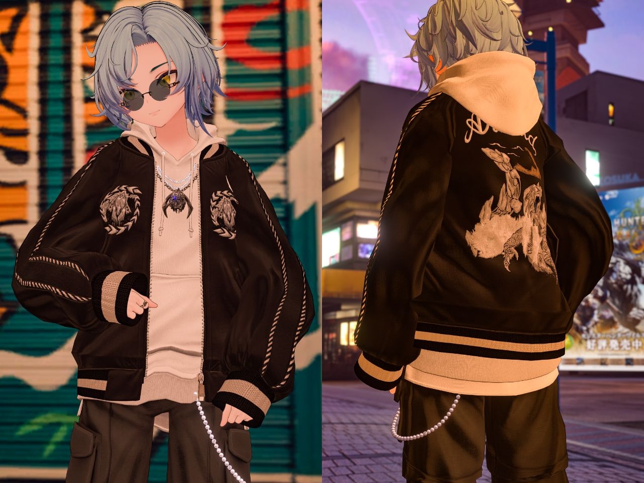 『モンハン』VRChat向け3Dスカジャンがワイルドで最高 しかも全部無料 - KAI-YOU